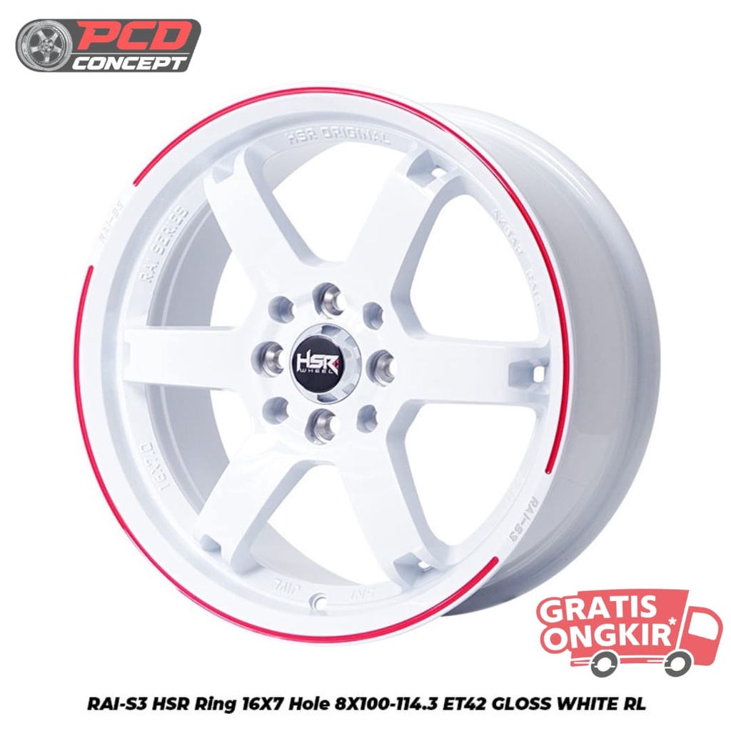Jual VELG MOBIL R16 RACING BRIO FREED MOBILIO LIVINA CONFERO VIOS R16 ...