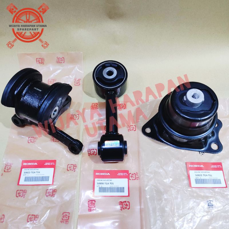 Jual Engine Mounting Set Dudukan Mesin Kanan Kiri Belakang Mobilio Brio ...