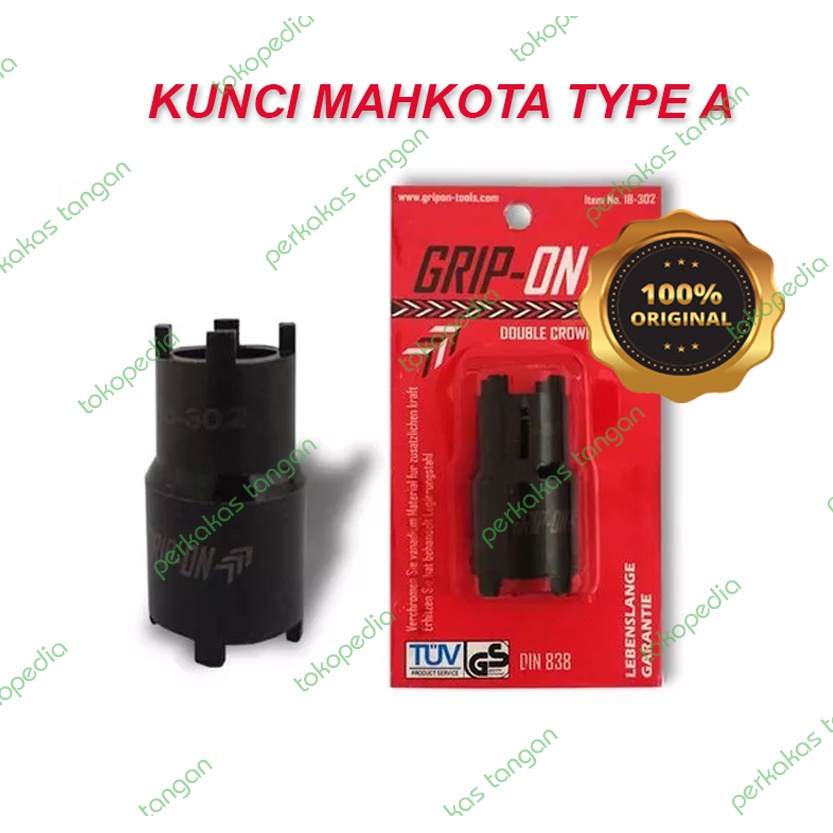 Jual GRIP-ON Kunci Mahkota Type A Grip-On/ Alat Melepas Mur Kopling ...