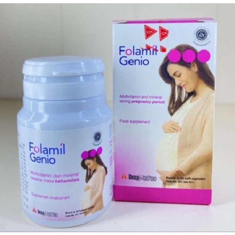 Jual folamil genio isi 30 kapsul | Shopee Indonesia