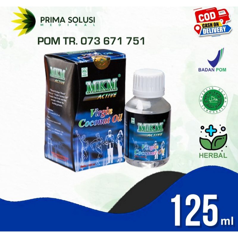 Jual VCO Obat Herbal Anti Virus - MKM Virgin Coconut Oil VCO isi 125ML ...