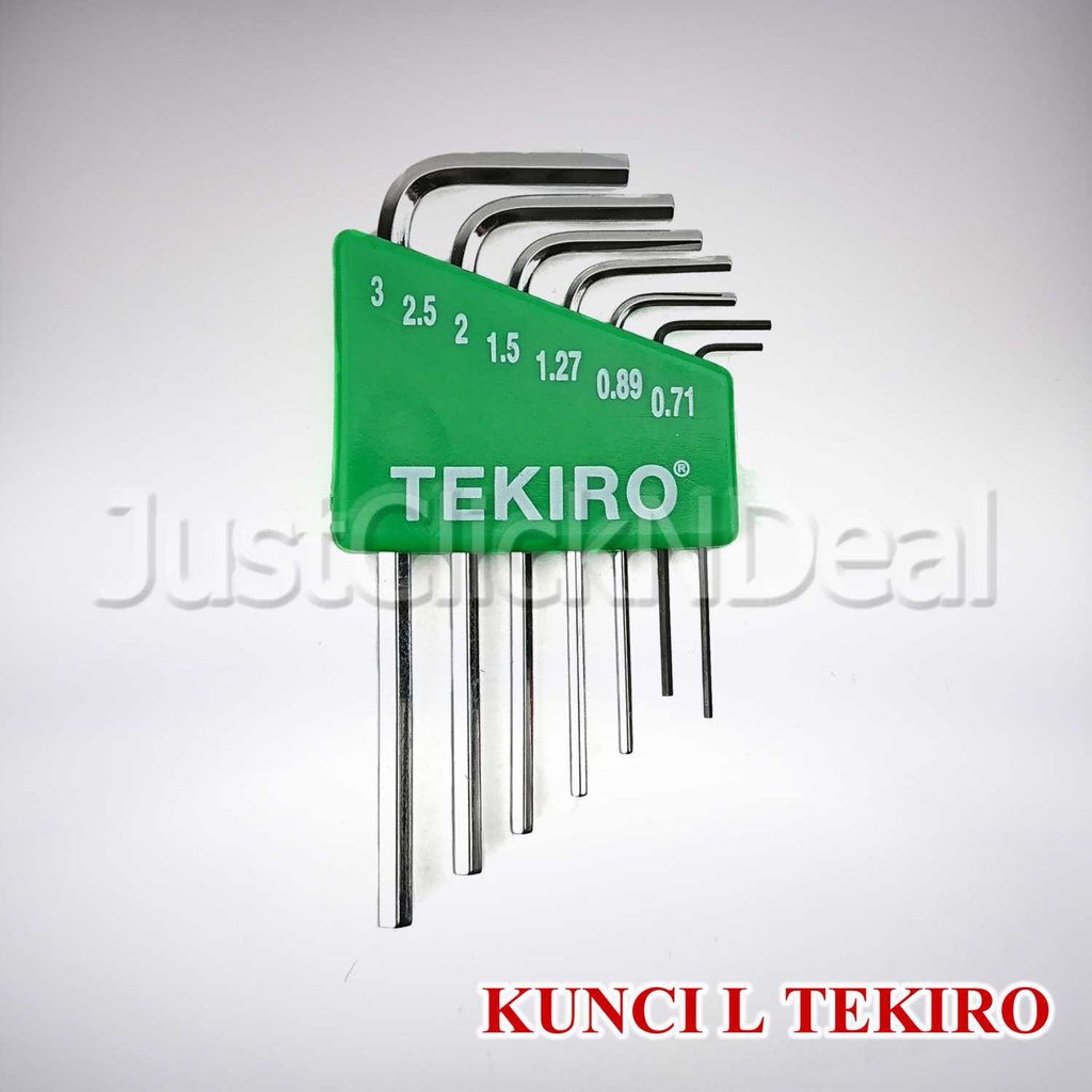 Jual Tekiro Kunci L Hex Key Set Elektronik Original | Shopee Indonesia