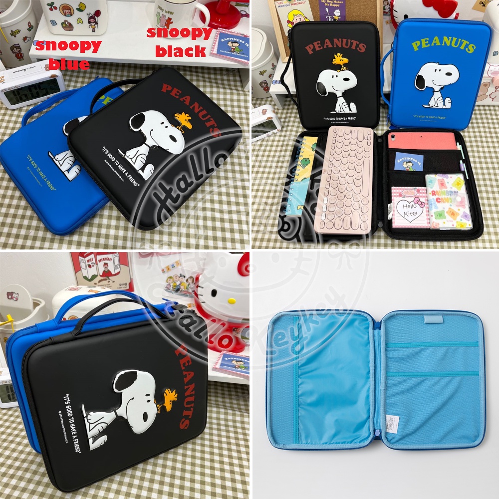 Jual tas pouch hardcase tablet ipad 11 inch snoopy original peanuts ...