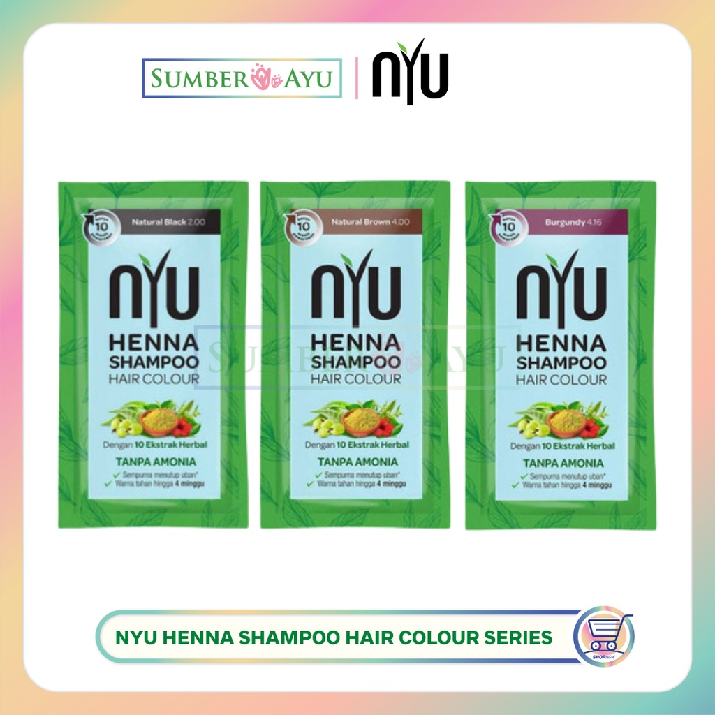 Jual NYU HENNA SHAMPOO SERIES (SACHET) | Shopee Indonesia