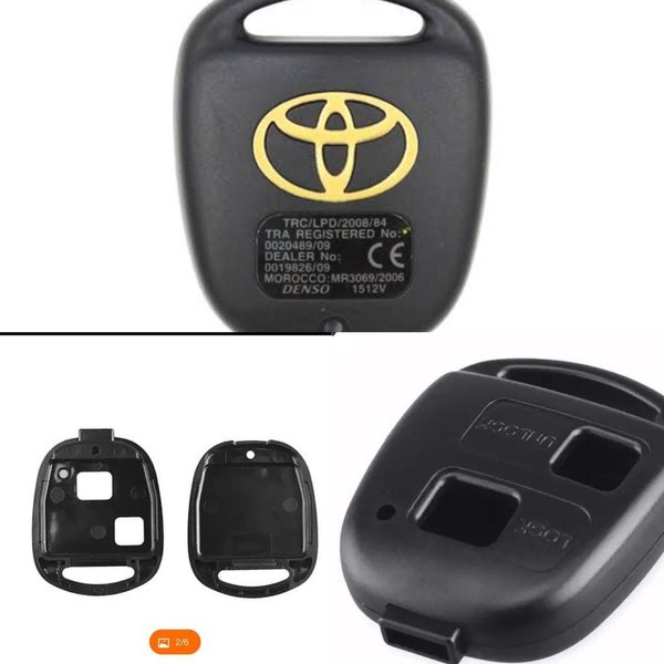 Jual Casing Remote Kunci Mobil Land Cruiser Alphard Vellfire Harrier ...