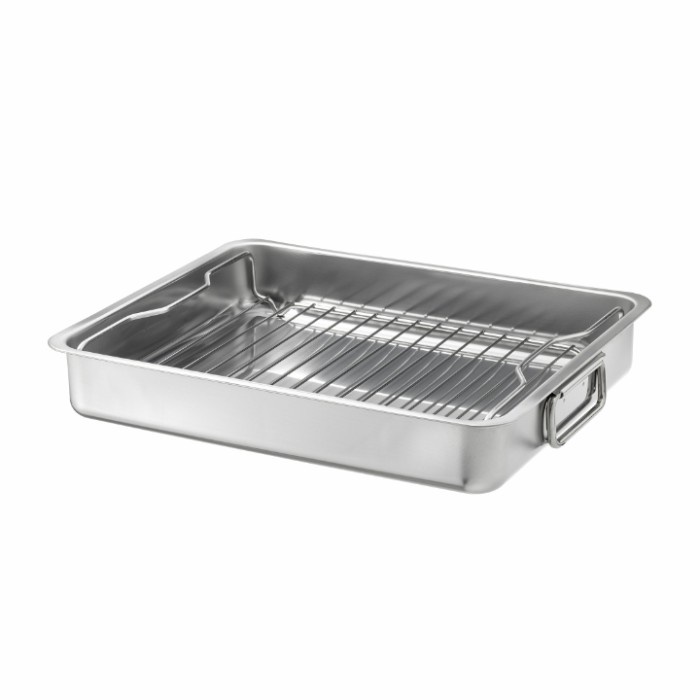 Jual Inspirasi Loyang Panggang Wadah Besi Stainless Anti Karat 40x32cm ...