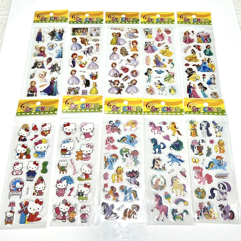Jual MAINAN ANAK STIKER STICKER TEMPEL MENEMPEL EDUKASI SENSORY PLAY ...