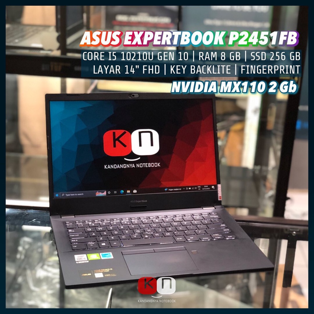 Jual ASUS EXPERTBOOK P2451FB Core i5 10210U Nvidia 2Gb ram 8 ssd 256gb ...
