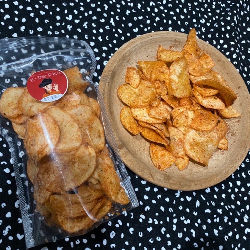 Jual KETANG (Kedardich Keripik Kentang Pedas & Asin) | Shopee Indonesia