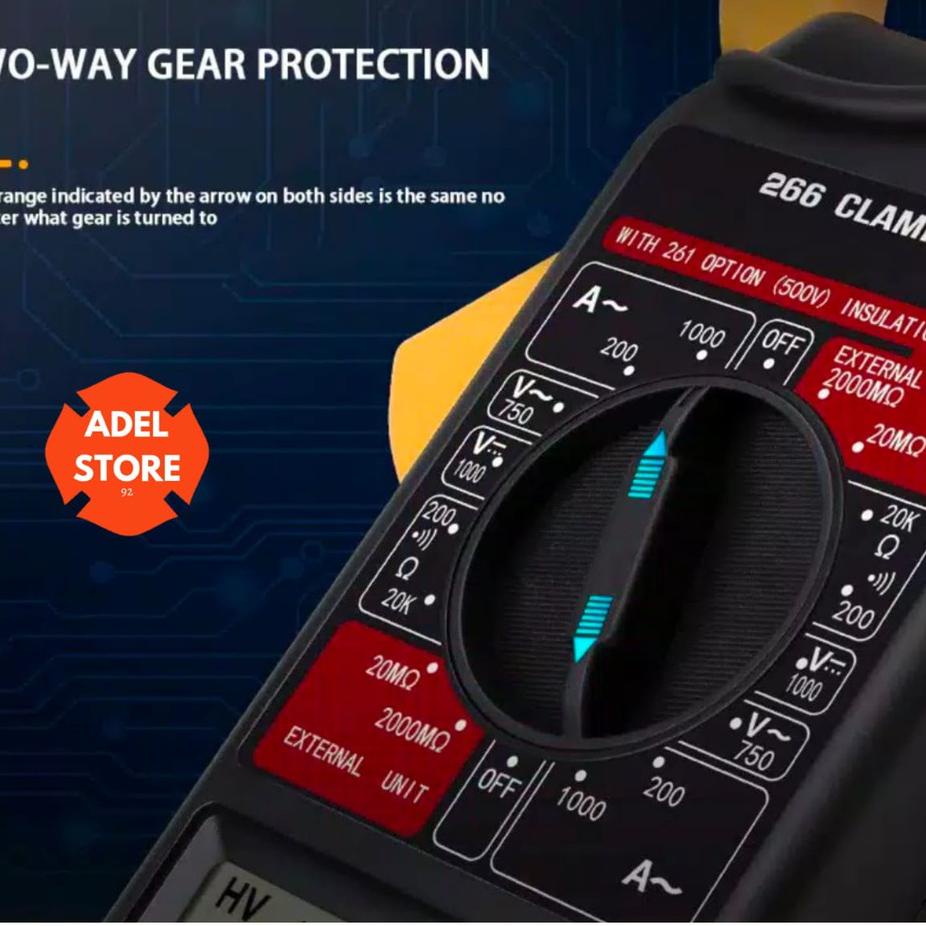 Jual Star Seller..!! TANG AMPEREDIGITAL CLAMP METER / MULTIMETER ...