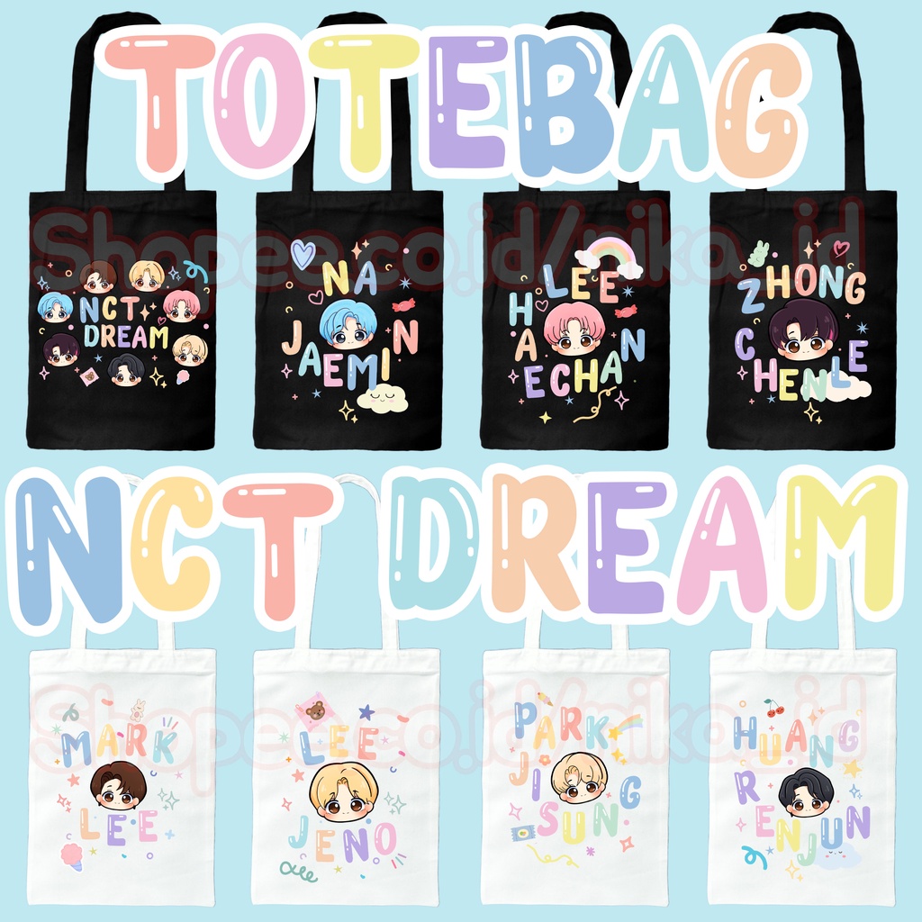 Jual Totebag Nct Dream 127 Kpop Tote bag Resleting Lucu Korean Style ...