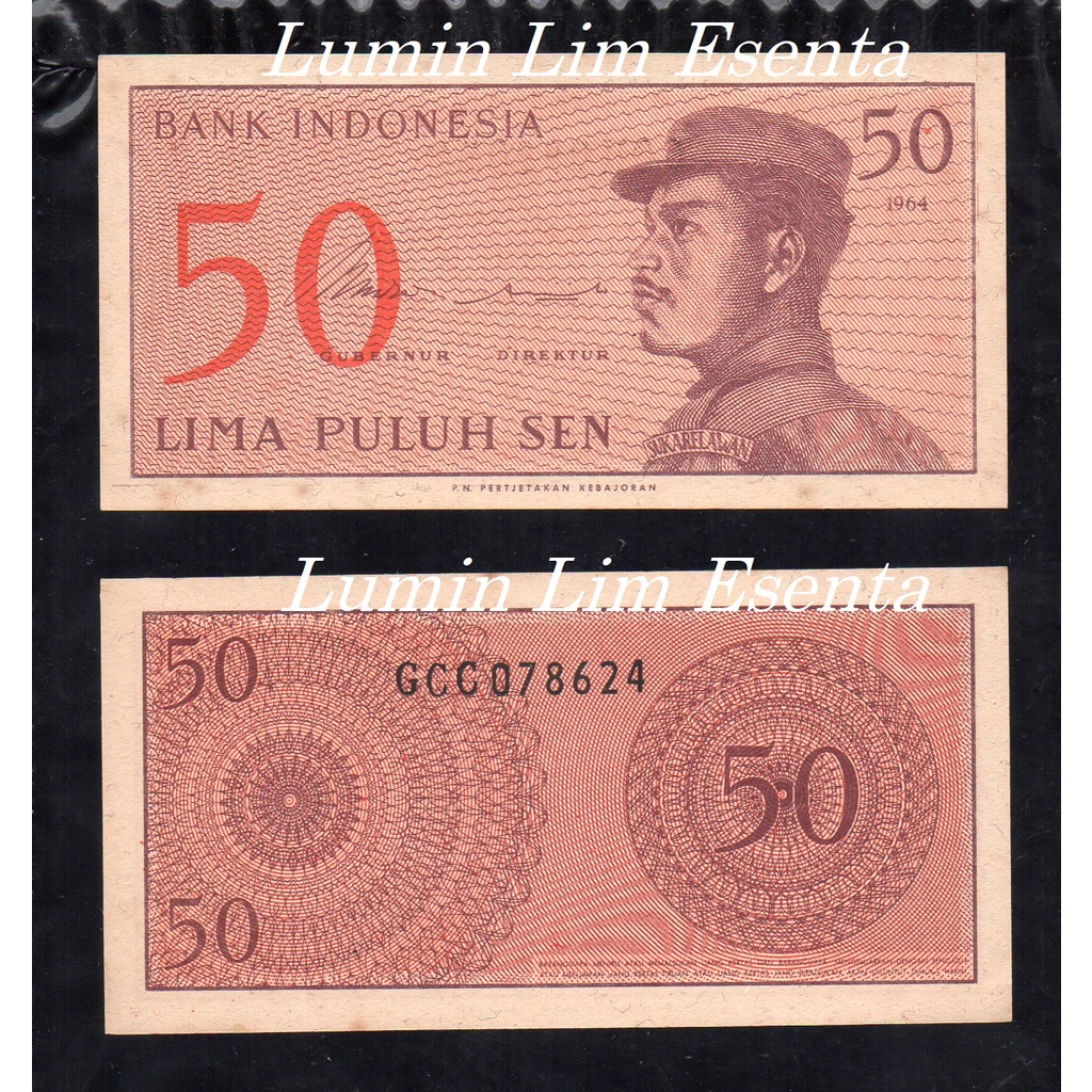 Jual Uang Kuno Indonesia 50 Sen Tahun 1964 Asli Ready 1 pcs | Shopee Indonesia