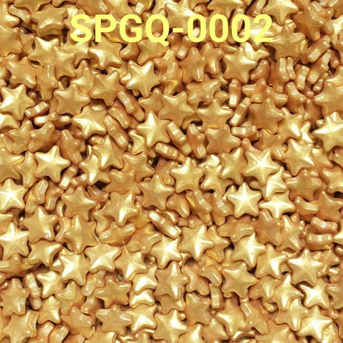 Jual Topper Spgq-0002 Sprinkles Sprinkle Sprinkel 250Gr Bintang Gold ...