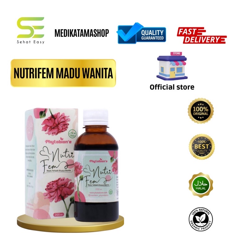 Jual NUTRIFEM Madu Nutrisi super untuk wanita | Shopee Indonesia