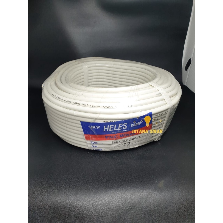 Jual Kabel listrik HY Heles 2 x 0.75 / Kabel Rambut / Kabel Serabut 1 ...