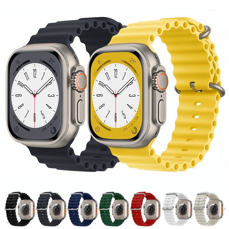 Jual Tali Jam Apple Watch Series 1 2 3 4 5 6 SE 7 8 /Ultra Bahan ...