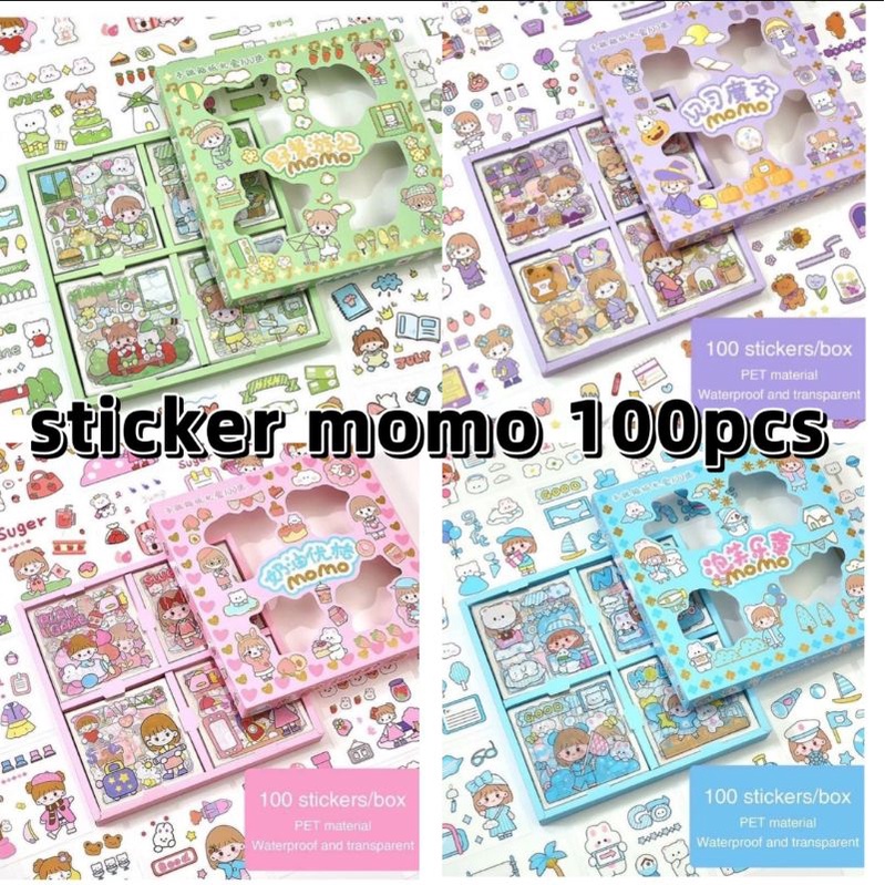 Jual [100pcs] Sticker Momo Waterproof / Sticker Momo Lucu / Sticker ...