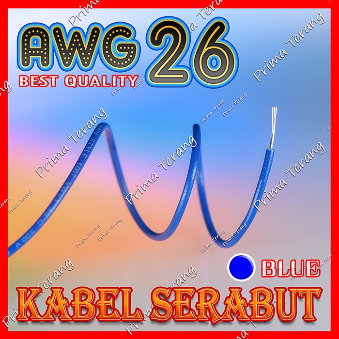Jual Kabel Eceran Biru AWG26 Ecer AWG 26 Serabut Blue @10 Cm | Shopee ...