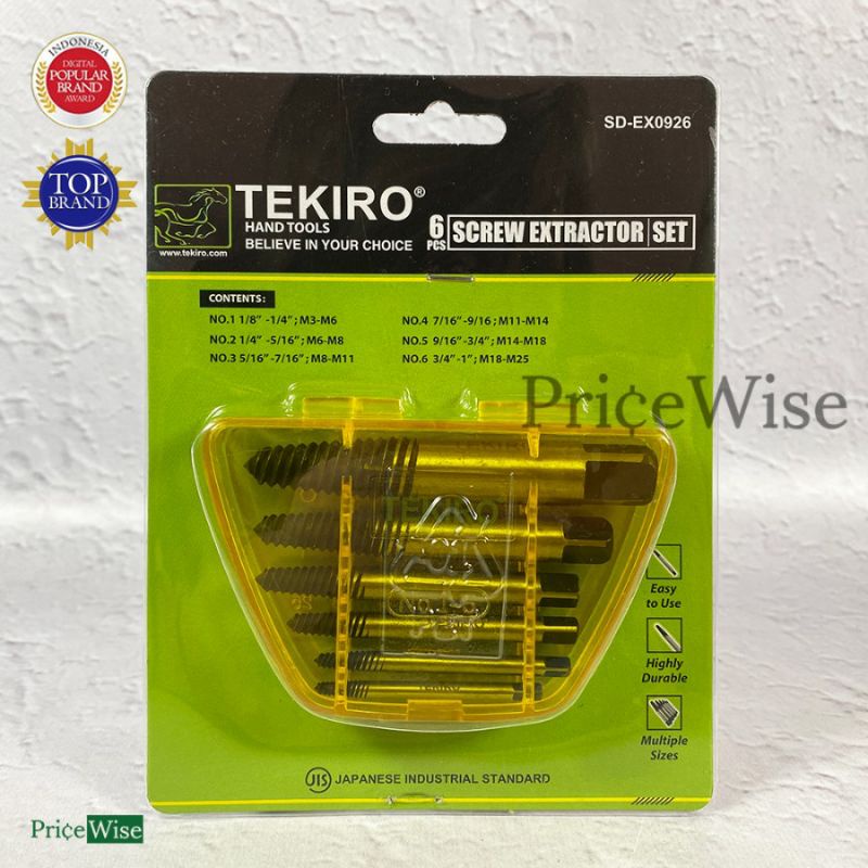 Jual Tap Balik Set Tekiro 6pcs | Handtap Balik Untuk Baut Patah ...