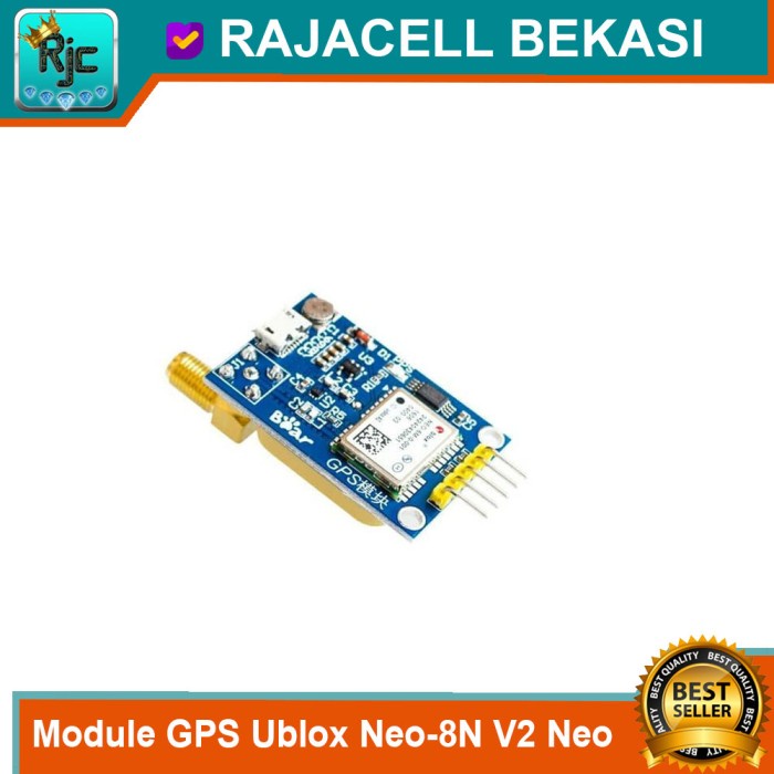 Jual Module GPS Ublox Neo-8N V2 Neo 8M Micro USB double antena for ...