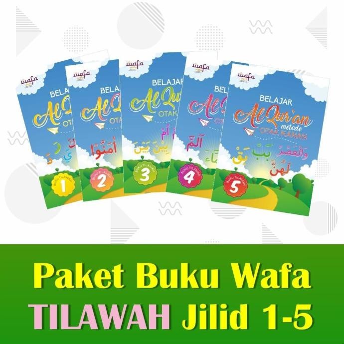 Jual Pad Ayu - Paket Buku Wafa Tilawah Jilid 1-5 Buku Wafa Lengkap | Shopee Indonesia