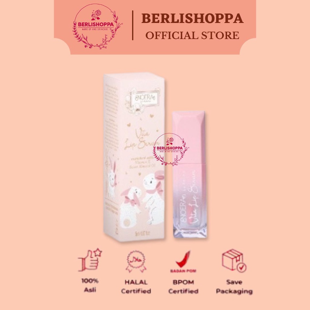 Jual NOERA Vita Lip Serum, Serum Bibir Pemerah dan Pencerah Bibir Pink ...