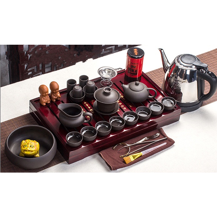 Jual Chinese Tea pot set Black Electric | Shopee Indonesia