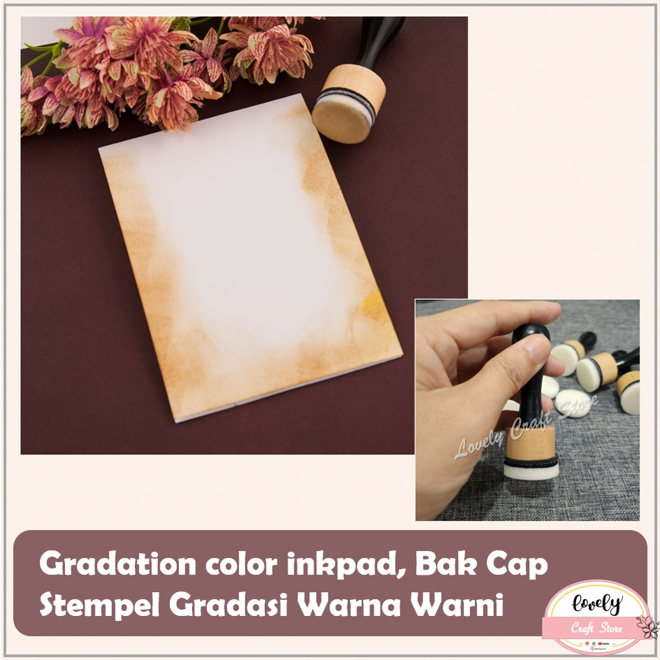 Jual LovelyCraftStore | Spon Dauber Stamp Ink Applicator Sponge untuk ...
