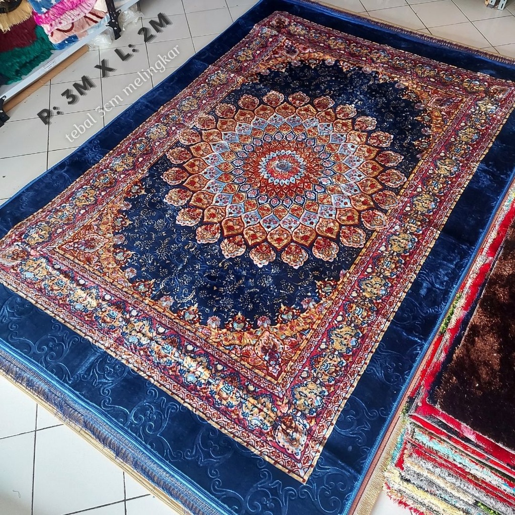 Jual Karpet Turki Al Aqsa Sunrise ukuran 200X300 Anti Slip Pakai Tas ...