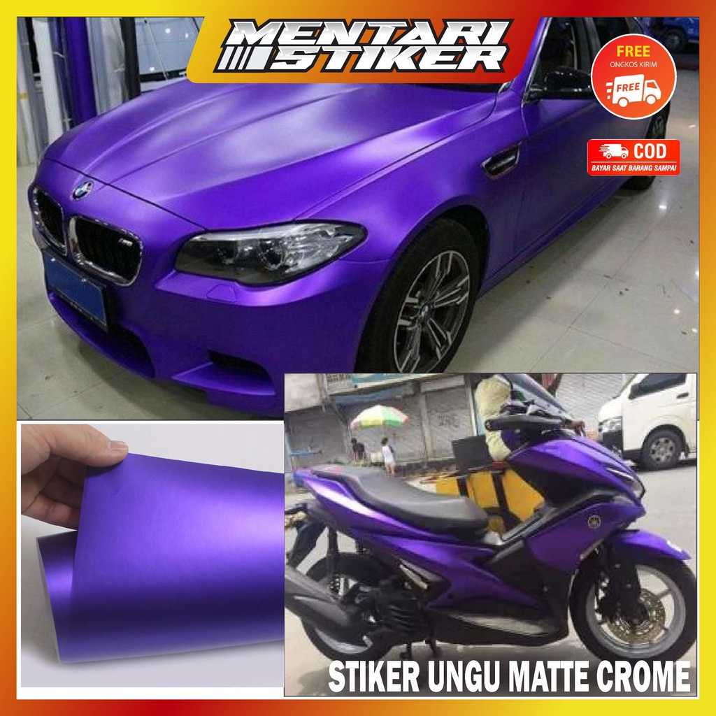 Jual STIKER VINYL MATTE CHROME/STIKER DOFT METALIK/SCHOTLET/STIKER ...