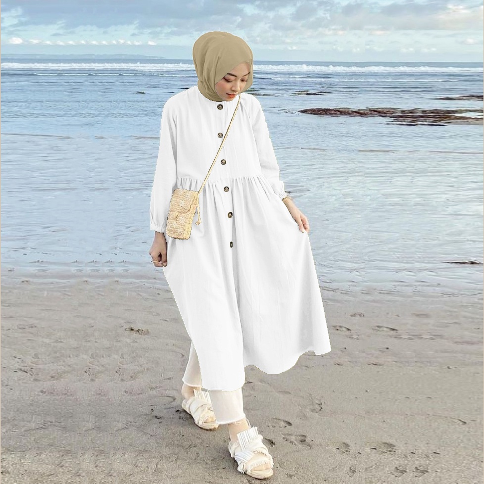 Jual TUNIK RAYON KEKINIAN | BAJU ATASAN WANITA RAYON BY YOUNIQ | Shopee ...