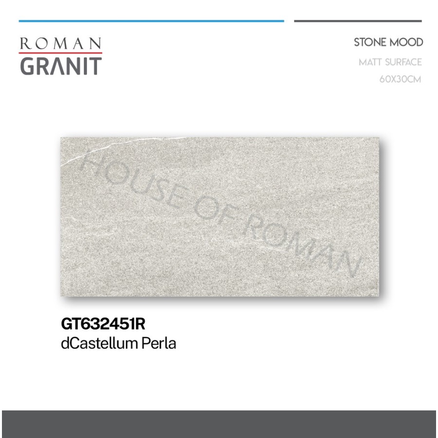 Jual ROMANGRANIT DCASTELLUM PERLA 60X30 GT632451R (ROMAN GRANIT ...