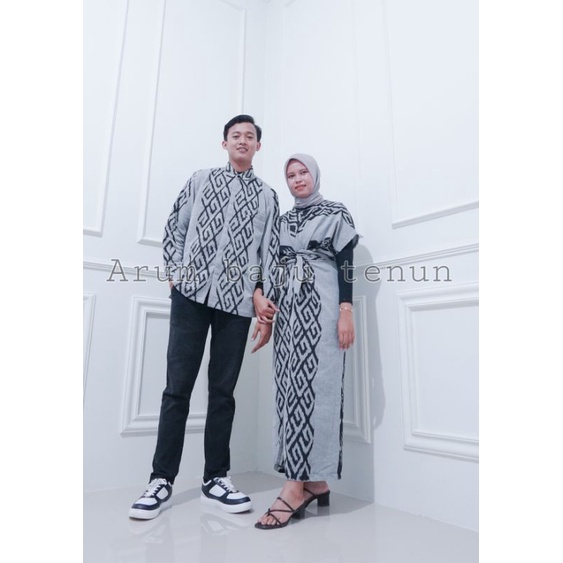 Jual Aoki Dress set Couple pasangan Baju kondangan kondangan Couple ...
