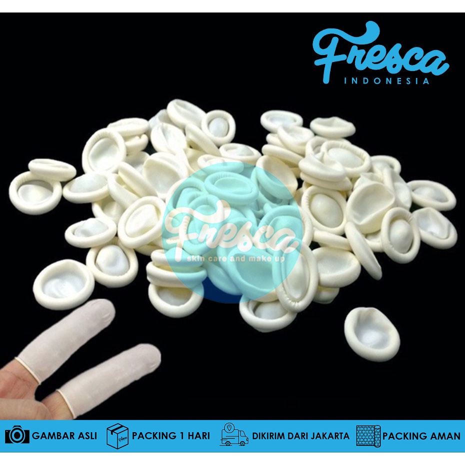 Jual 10pcs Finger Coat Penutup Jari Sekali Pakai / Sarung Tangan Jari ...
