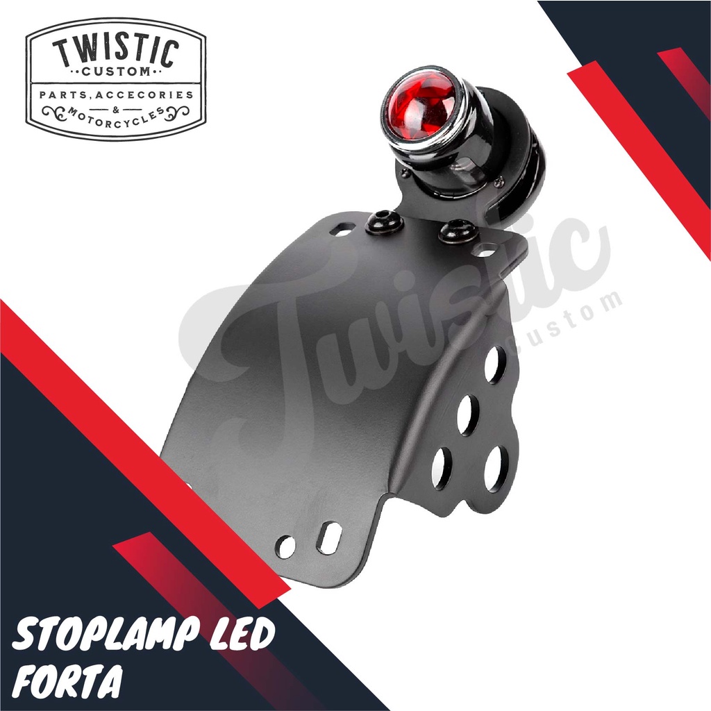 Jual Stoplamp LED Forta Lampu Rem Samping Motor Custom Universal ...