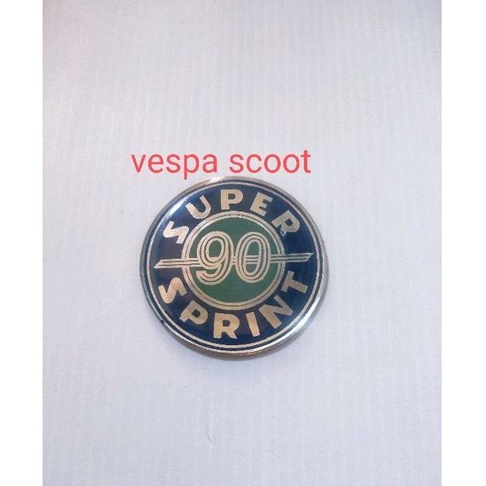 Jual emblem vespa super sprint emblem variasi super sprint | Shopee ...