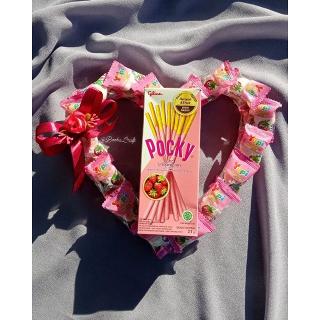 Jual Buket Love (Permen + Pocky) | Shopee Indonesia