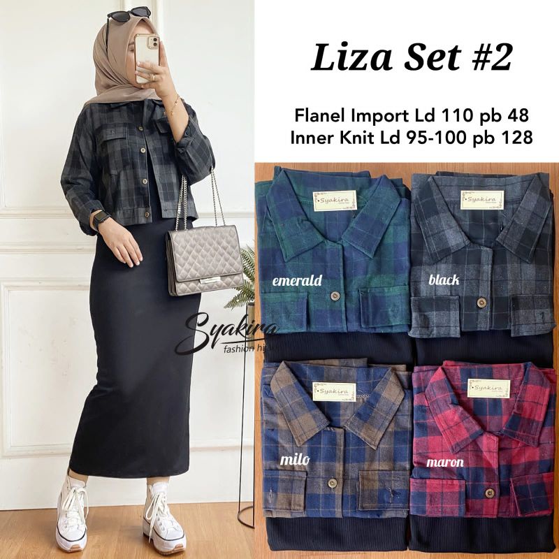 Jual Liza Set 2 By Syakira Shopee Indonesia