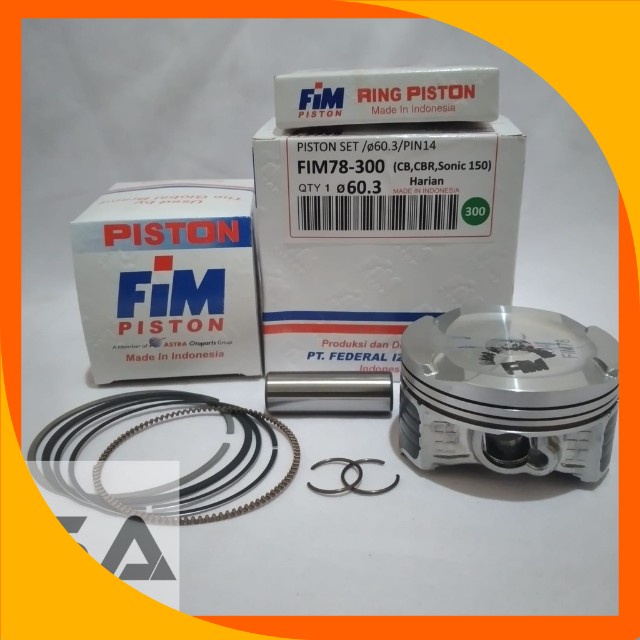 Jual SEHER KIT PISTON KIT FIM 78 CBR 150, CB150 R, SONIC 150 HARIAN ...