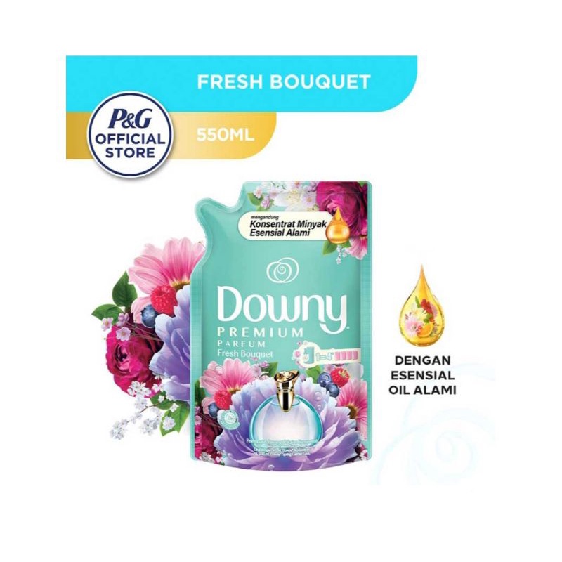 Jual Downy Pelembut dan Pewangi Pakaian Konsentrat Fresh Bouquet 550 ml | Shopee Indonesia