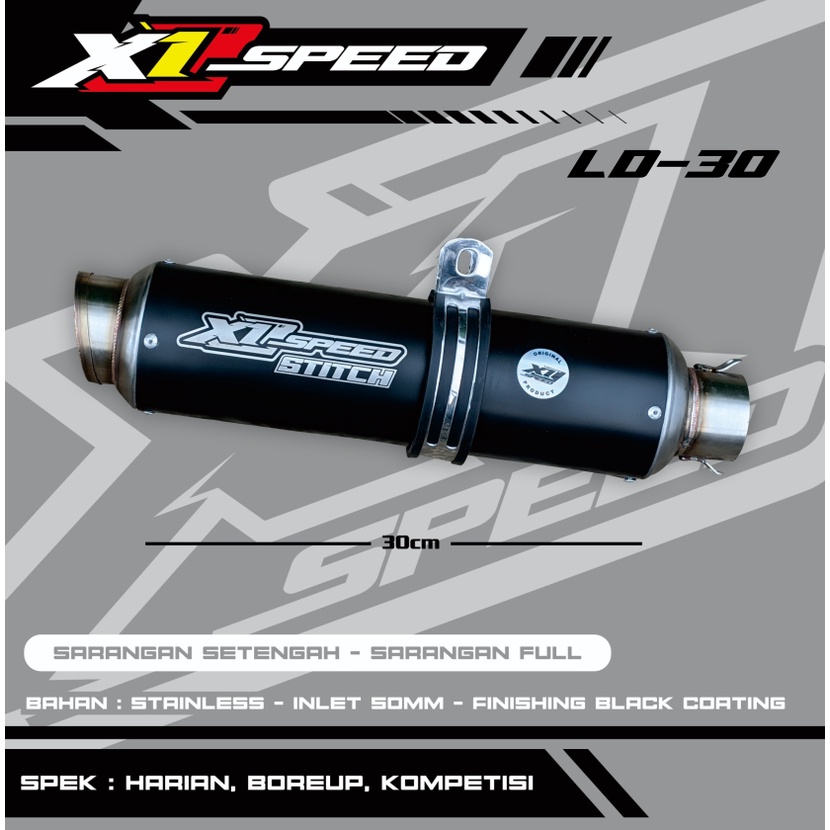 Jual Silinser racing Silinser knalpot Original X1 Speed Selenser ...