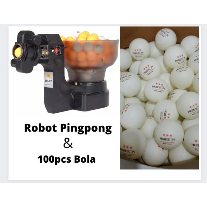 Jual NEW!!! ROBOT PINGPONG MACHINE BALL TENIS MEJA HUIPANG HP07 PING ...