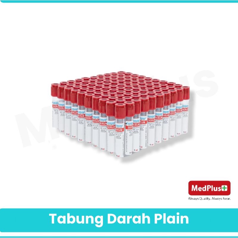 Jual Vaculab Tabung Darah Plain 3 Ml Vacutainer Isi 100 Pcs | Shopee ...