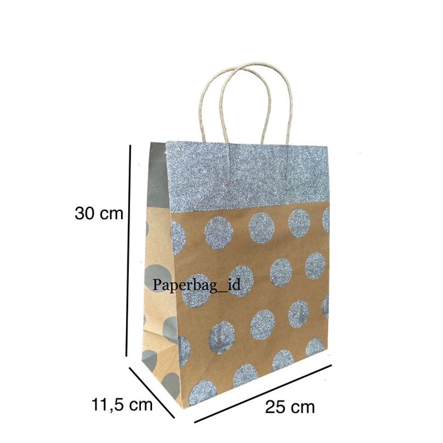 Jual Paperbag Coklat garis tali kertas | Shopee Indonesia