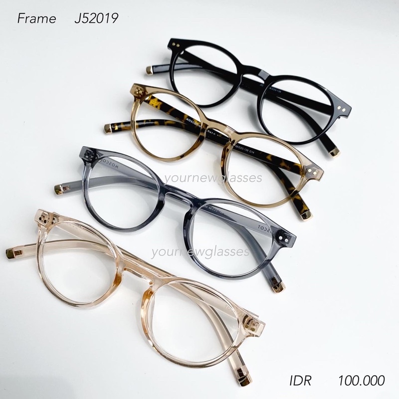 Jual KACAMATA BULAT J52020 / Frame bulat / Frame Korea / Kacamata bulat ...