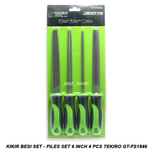 Jual Terbaik Kikir Besi Set - Files Set 6 Inch 4 Pcs Tekiro GT-FS1846 ...