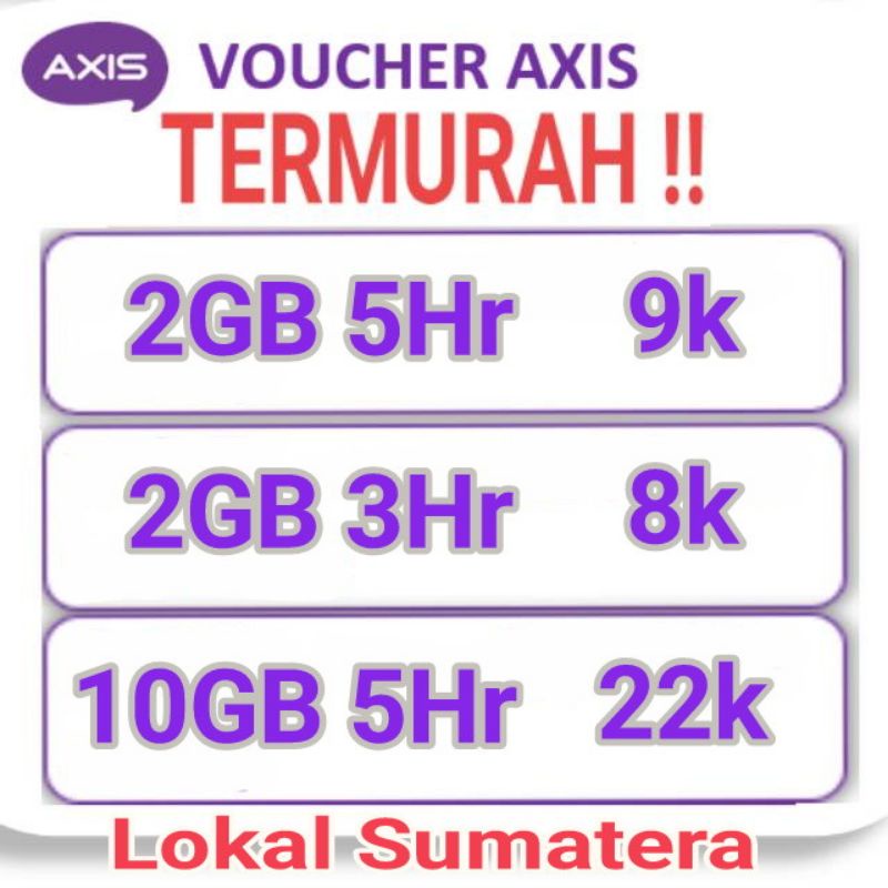 Jual Voucher Axis Aigo Mini 1,5gb 2gb 5hari 3gb 5gb 8gb 10gb 11gb 15hari 7hari 5hari 15hari ...