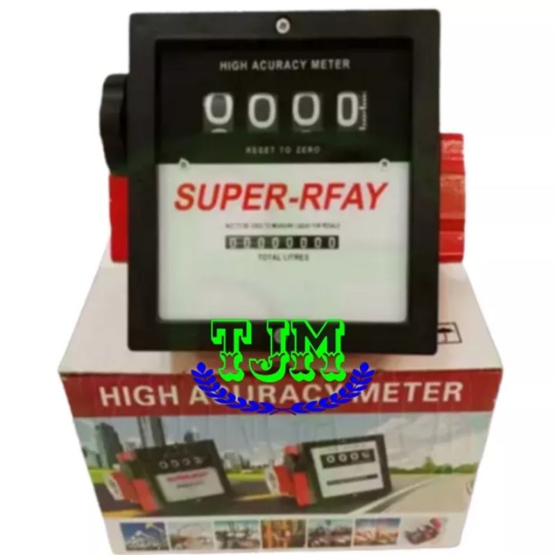 Jual Flow Meter Super Rfay 1,5 Inch 4 Digit Flow Meter Pengukur Solar 1 ...