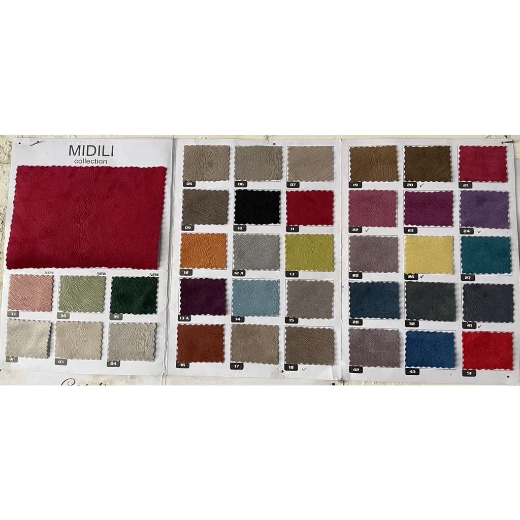 Jual HARGA TERMURAH KAIN POLOS MIDILI / KAIN MEDALI/KAIN TAVOS/MIDILLI ...