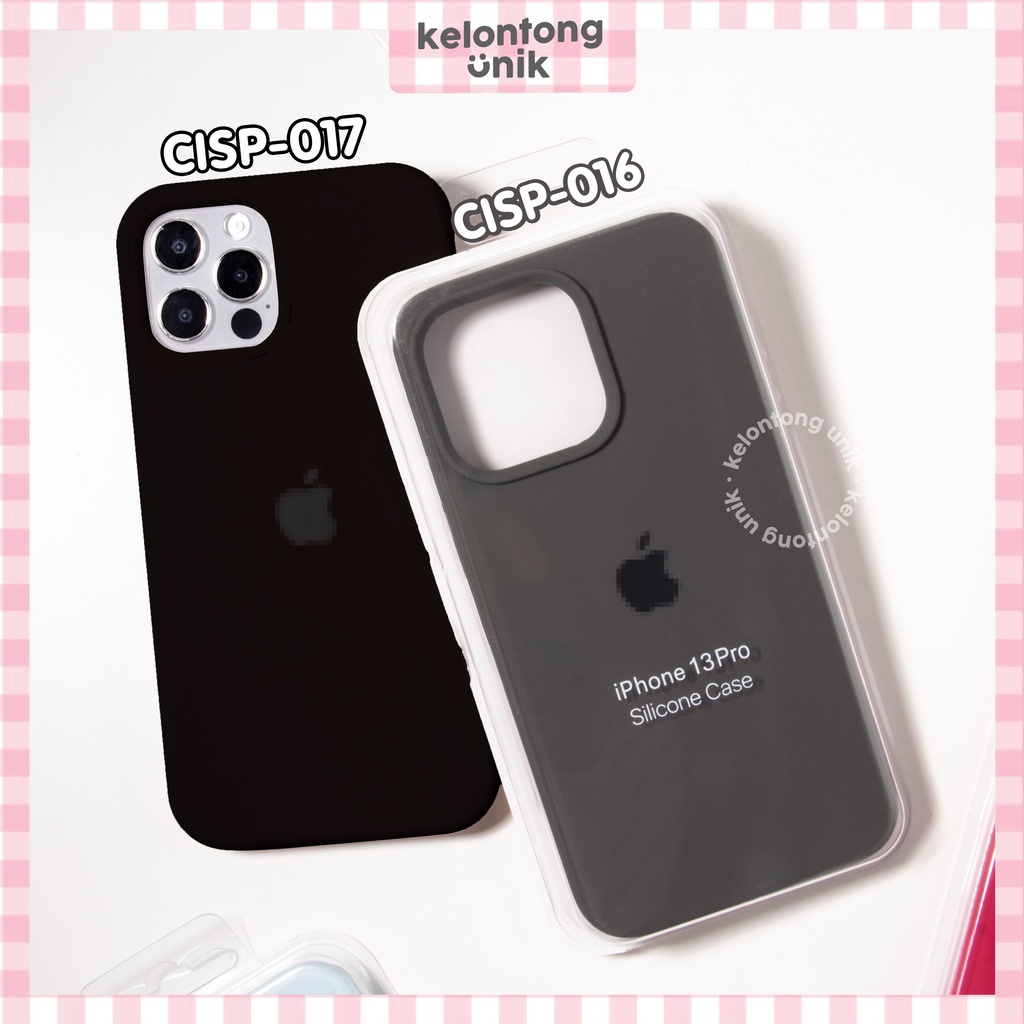 Jual (6) KELONTONG UNIK | Premium Silicone Logo Apple Case Full Cover ...